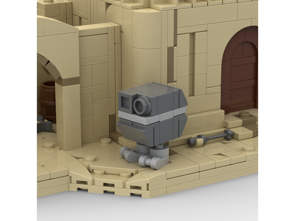 Lego Moc Tatooine Modular Building Residential Hut From Battlefront 2
