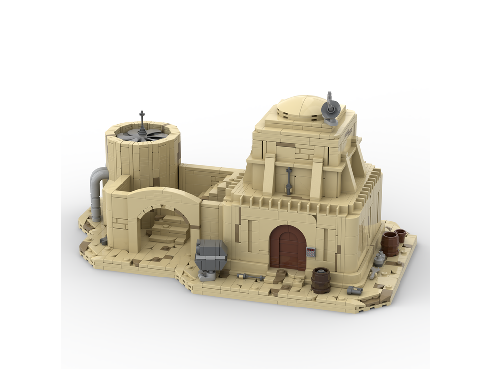 Lego Moc Tatooine Modular Building Residential Hut From Battlefront 2