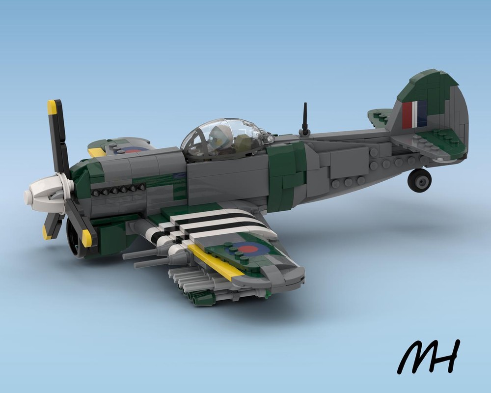 LEGO MOC Hawker Typhoon by model hangar | Rebrickable - Build with LEGO