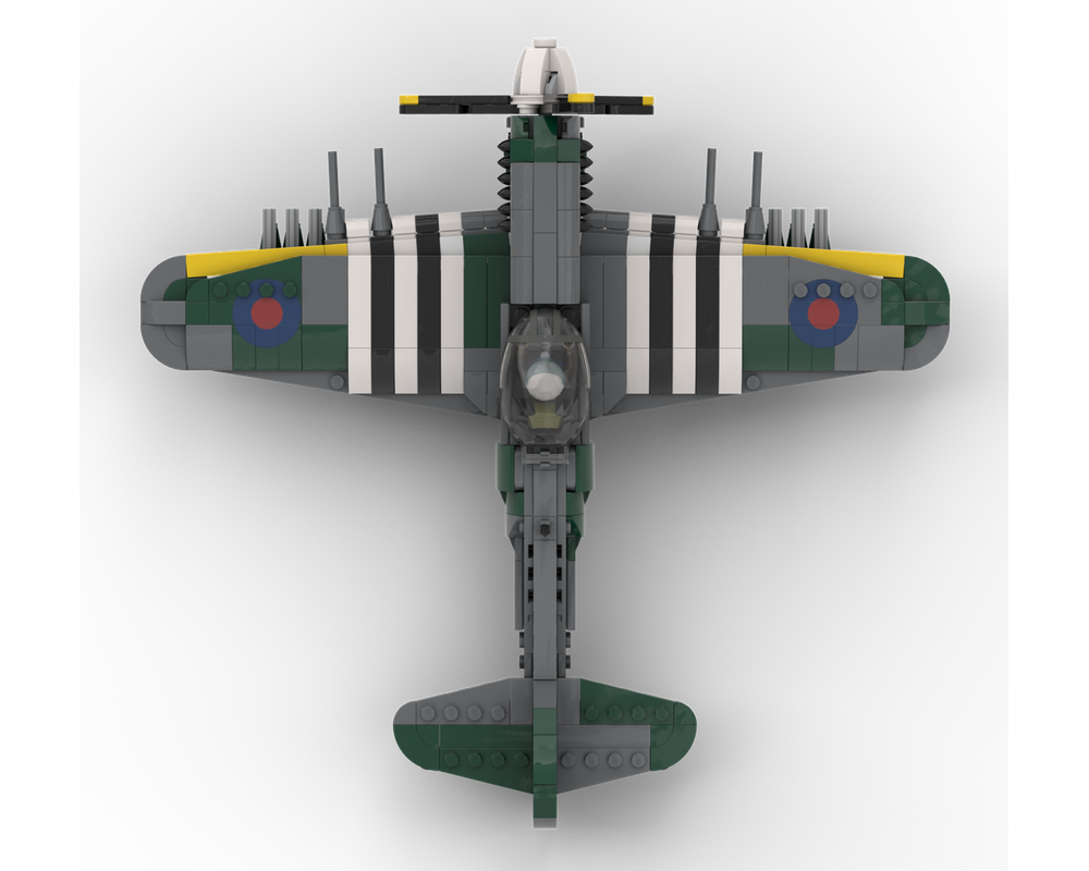 Lego Moc Hawker Typhoon By Model Hangar Rebrickable Build With Lego