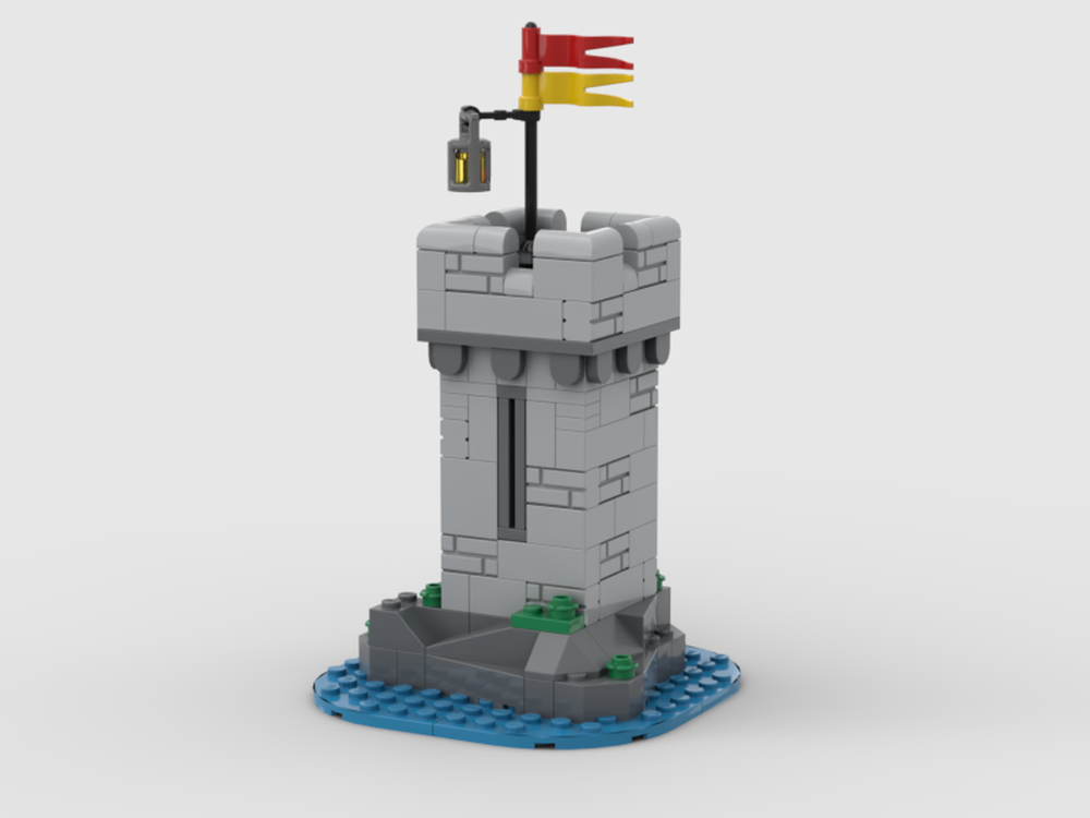 LEGO MOC-154563 Small Lion Castle Tower by TRIMILO | Rebrickable ...