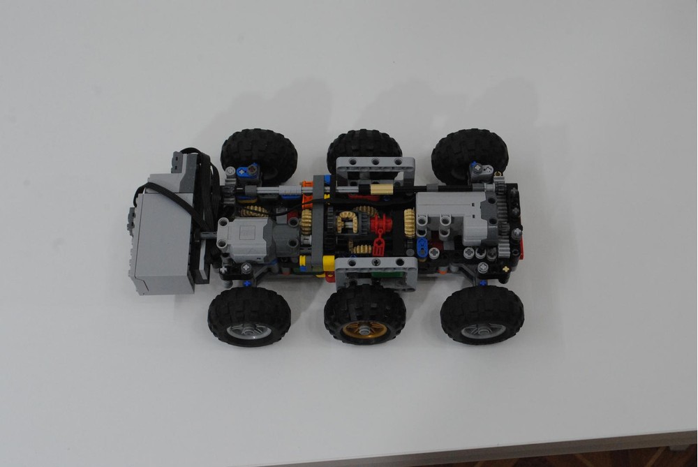 Lego Moc Low Profile Offroad 6x6 Chassis By Aas Rebrickable Build