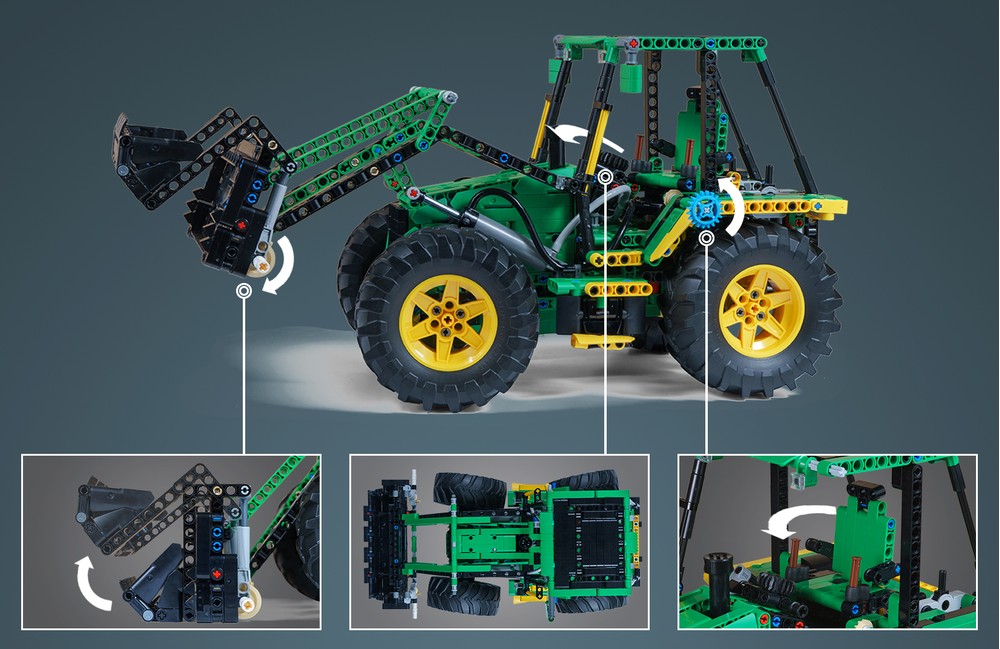 Lego Moc 42157 B Model Backhoe Loader By Nguyengiangoc Rebrickable