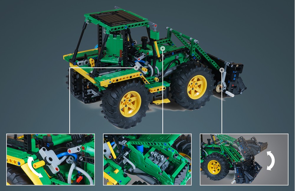 Lego Moc 42157 B Model Backhoe Loader By Nguyengiangoc Rebrickable