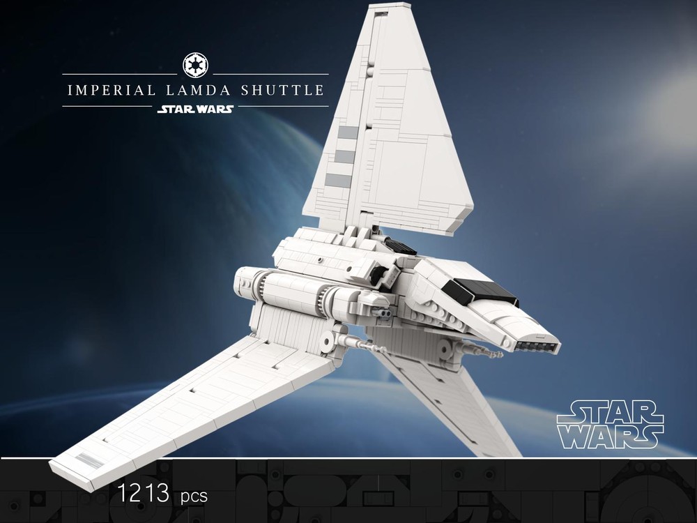 LEGO MOC Imperial Lambda-Class Shuttle by Marius2002 | Rebrickable - Build with LEGO