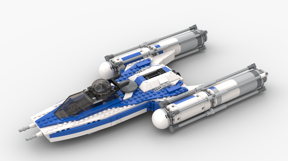 LEGO MOC Captain Rex's Y-wing by Tiishen | Rebrickable - Build with LEGO