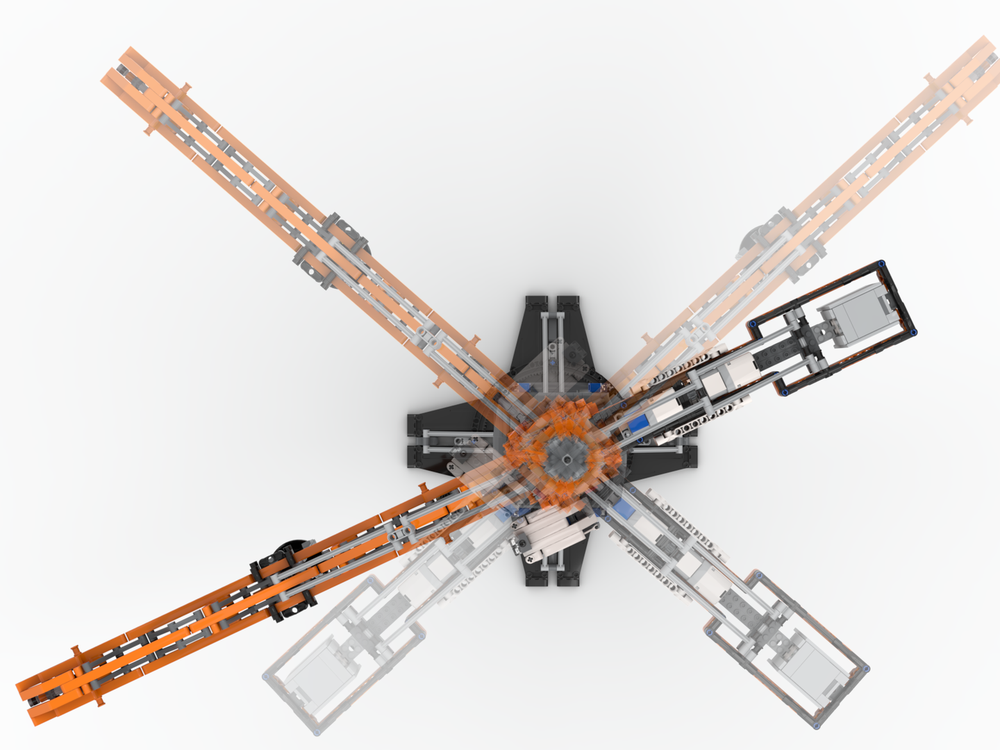 Lego Moc Remote Controlled Tower Crane By Timtimgo Rebrickable Build With Lego