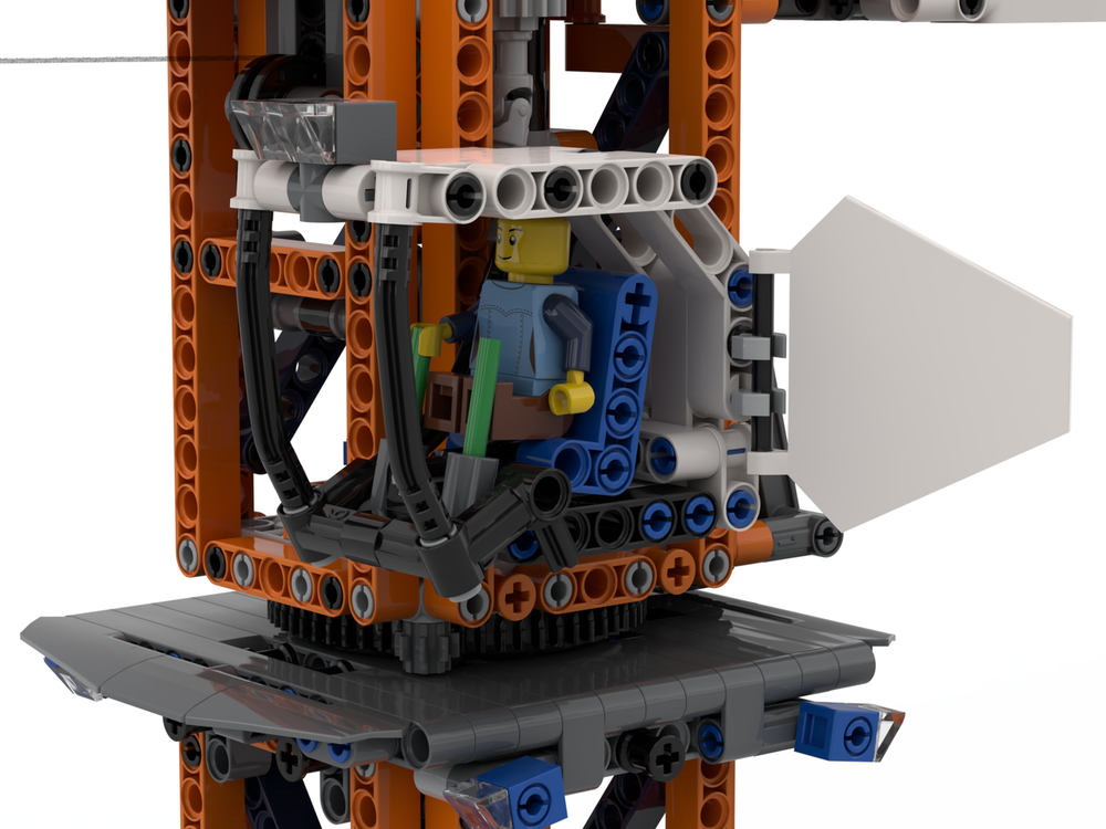 Lego Moc Remote Controlled Tower Crane By Timtimgo Rebrickable