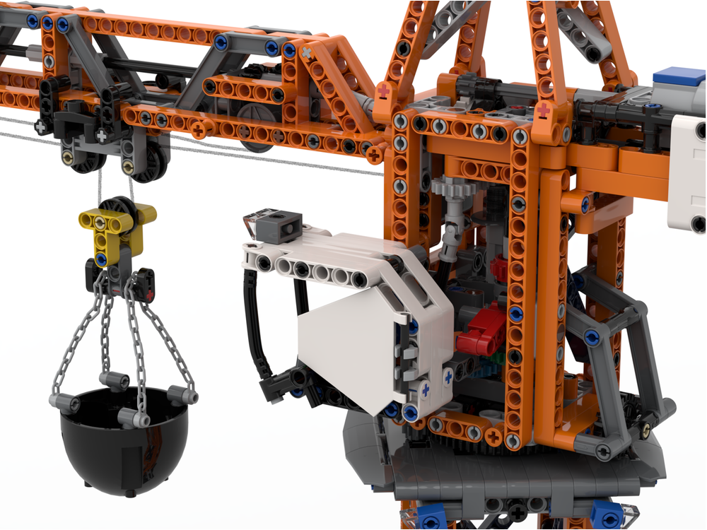 Lego Moc Remote Controlled Tower Crane By Timtimgo Rebrickable
