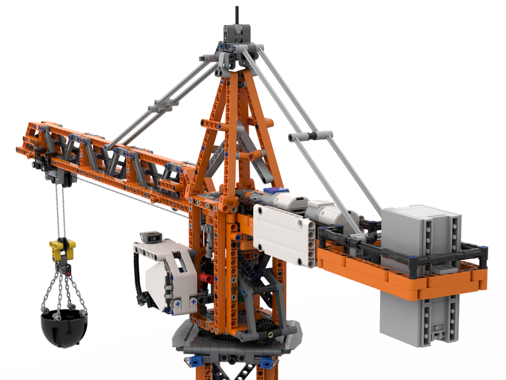 Lego Moc Remote Controlled Tower Crane By Timtimgo Rebrickable