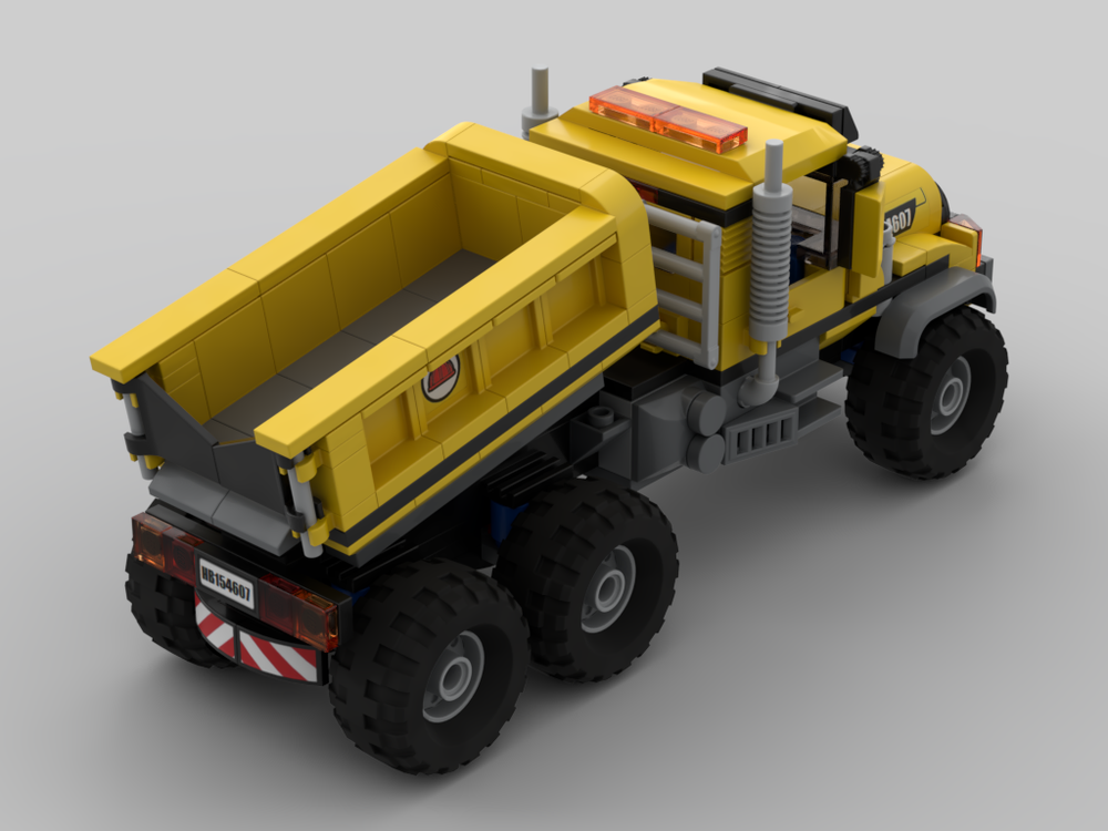 Lego Moc Demolition Dump Truck By Haulingbricks Rebrickable Build