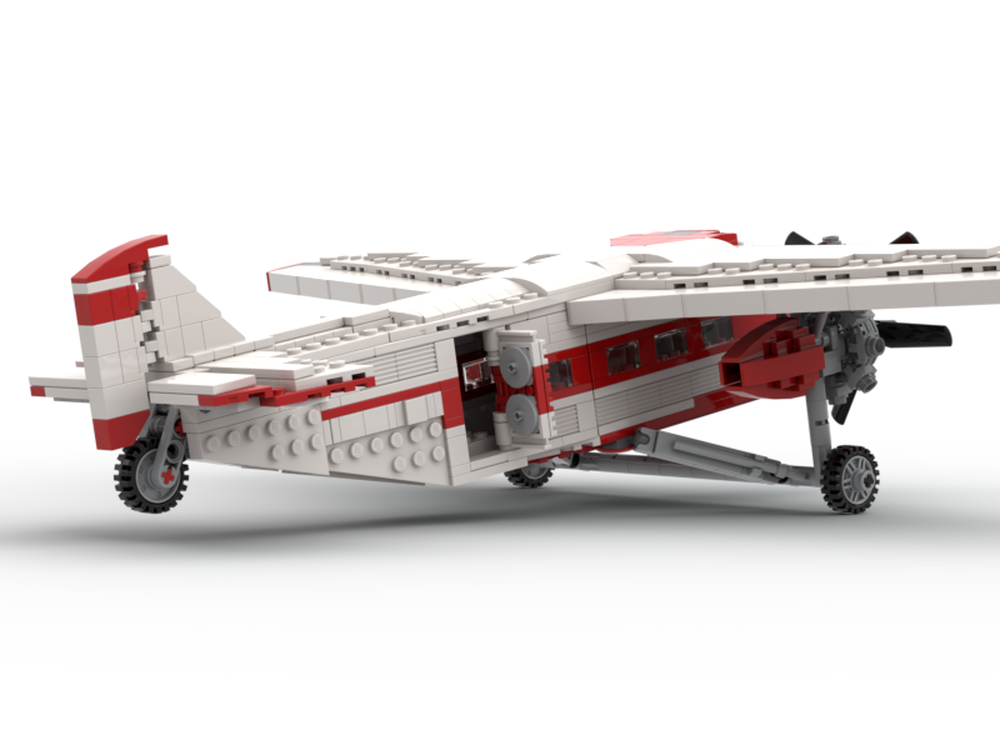 LEGO MOC Lao Che's Tri-motor by Andrew1111 | Rebrickable - Build with LEGO