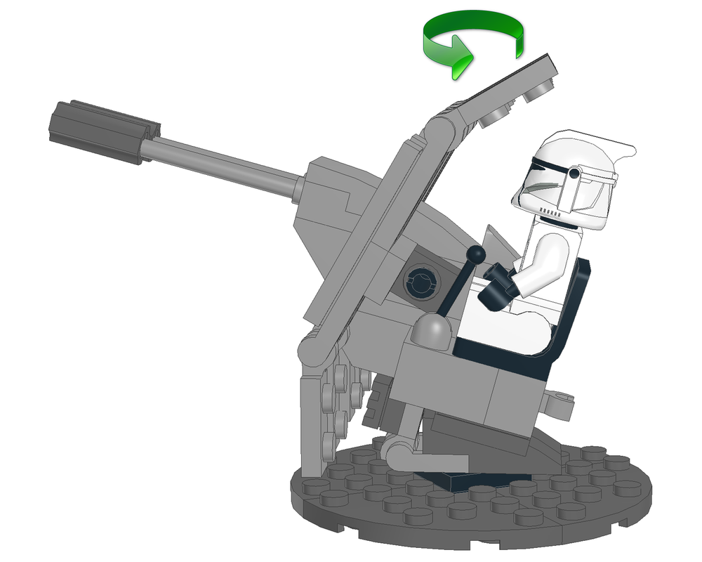 LEGO MOC-154619 Particle Cannon Turret by Jackman26S | Rebrickable ...