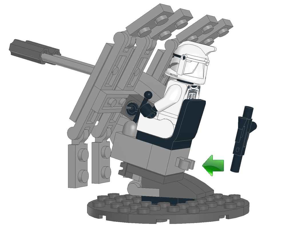 LEGO MOC-154619 Particle Cannon Turret by Jackman26S | Rebrickable ...
