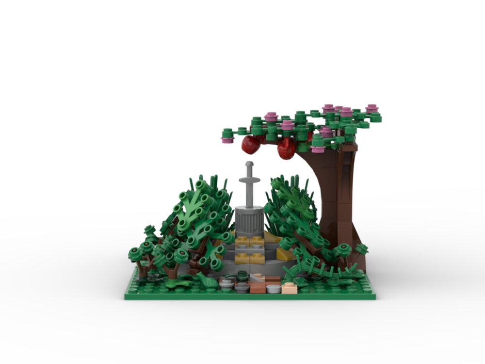 Lego Moc The Sword Of Legend By Tree Beard6 Rebrickable Build With Lego