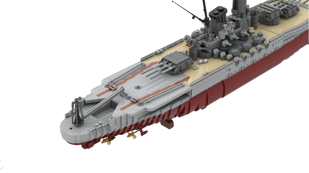 LEGO MOC Yamato by Resqusto | Rebrickable - Build with LEGO