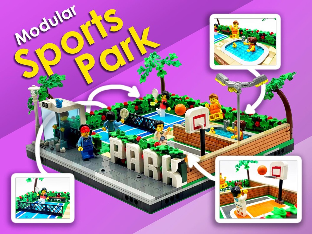 LEGO MOC Sports Complex by IBrickedItUp | Rebrickable - Build with LEGO