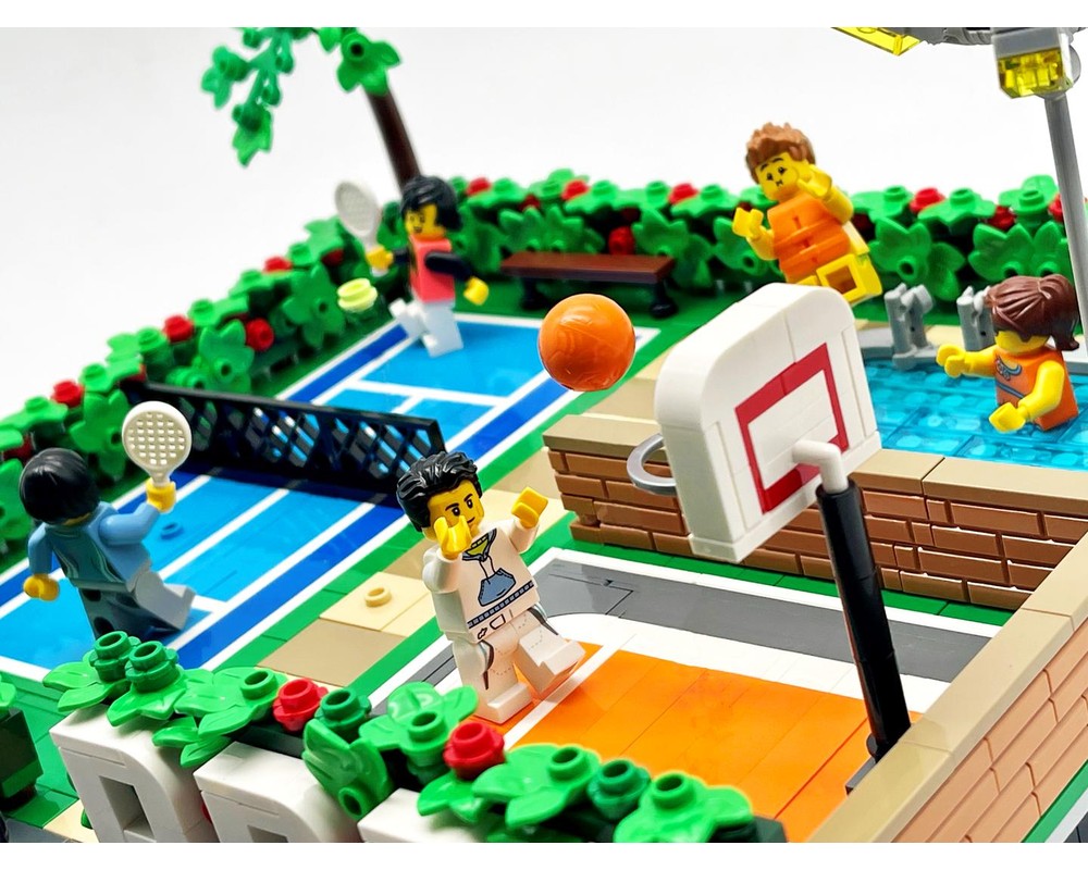LEGO MOC Sports Complex by IBrickedItUp | Rebrickable - Build with LEGO