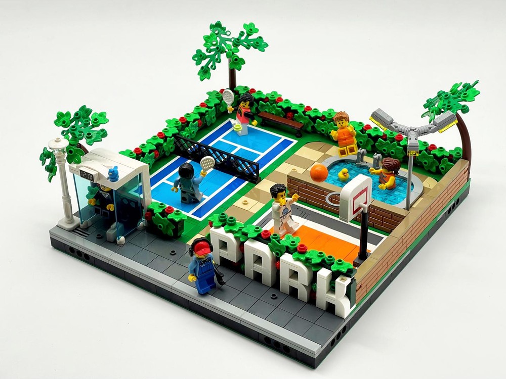 LEGO MOC Sports Complex by IBrickedItUp | Rebrickable - Build with LEGO
