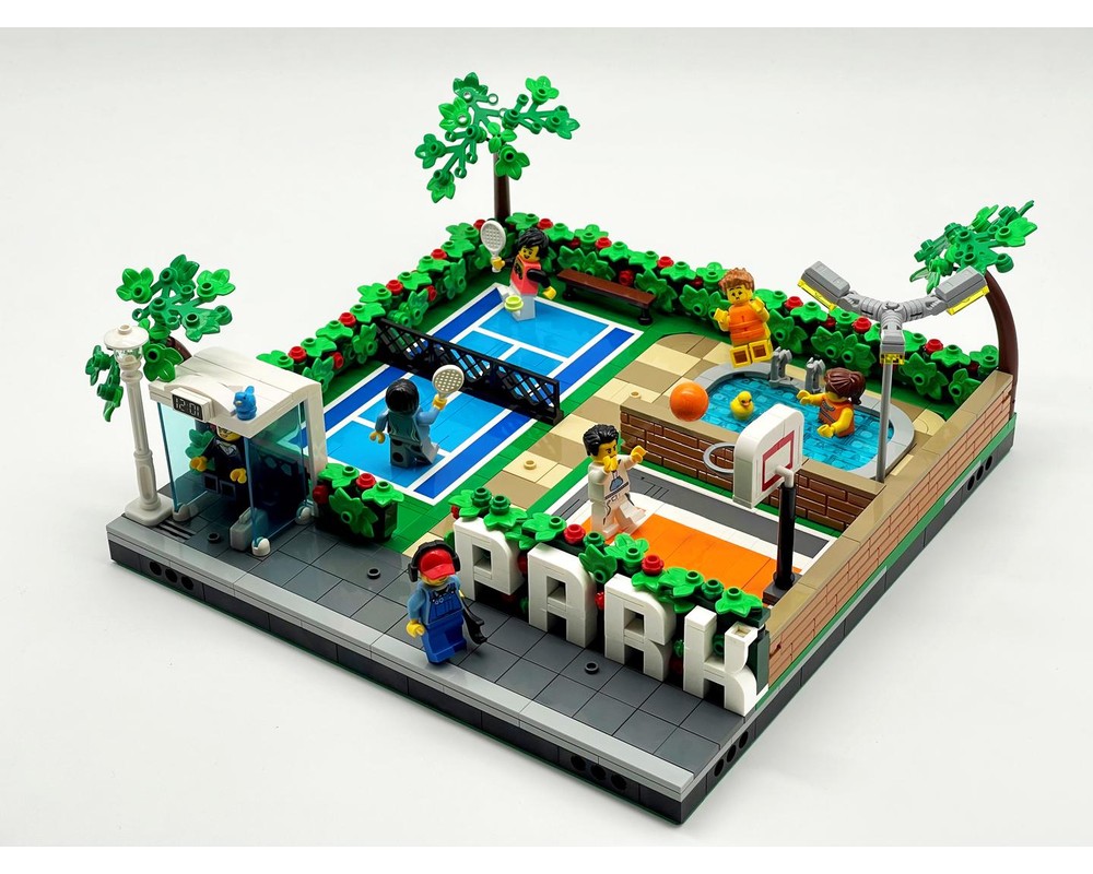 LEGO MOC Sports Complex by IBrickedItUp | Rebrickable - Build with LEGO