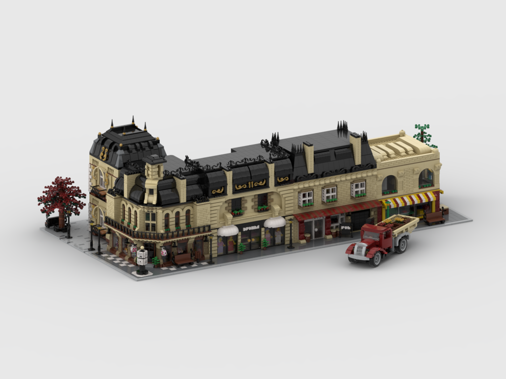 LEGO MOC Modular Old Street by gabizon | Rebrickable - Build with LEGO