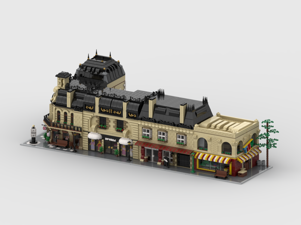 LEGO MOC Modular Old Street by gabizon | Rebrickable - Build with LEGO