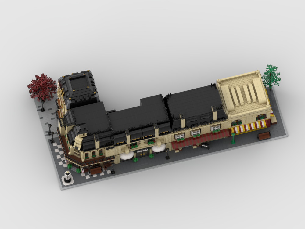 Lego Moc Modular Old Street By Gabizon Rebrickable Build With Lego