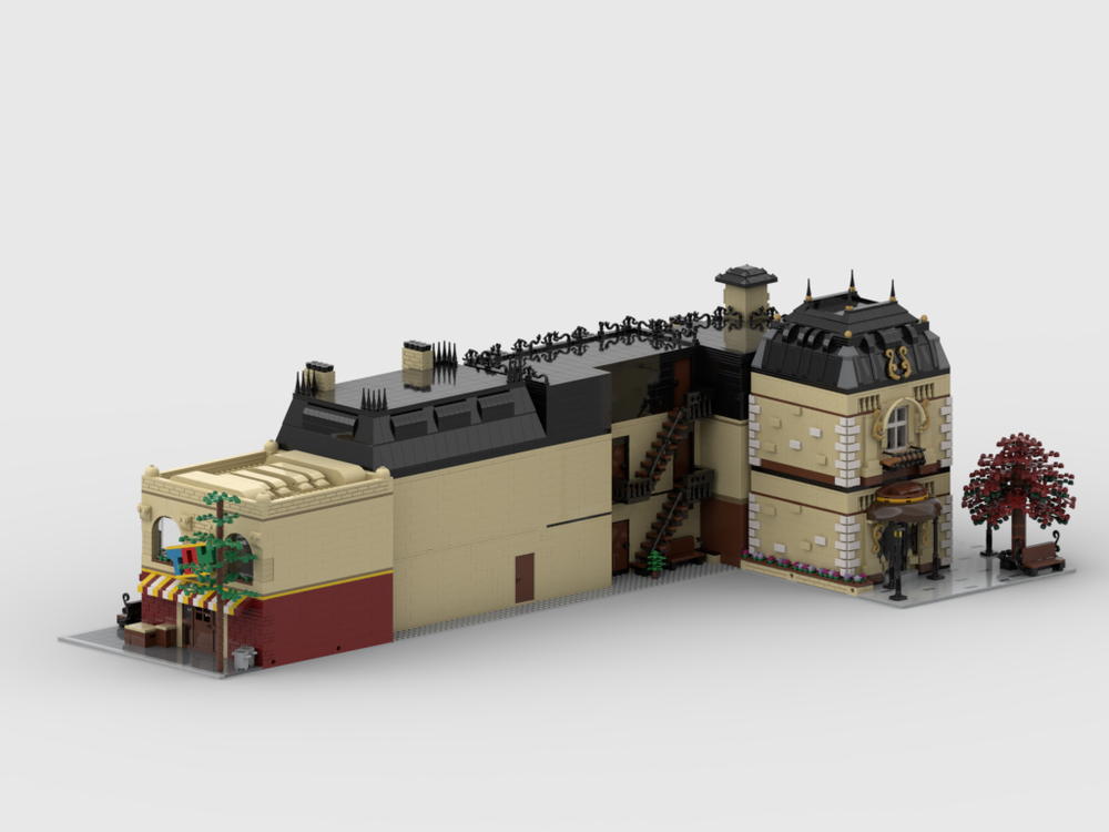 Lego Moc Modular Old Street By Gabizon Rebrickable Build With Lego