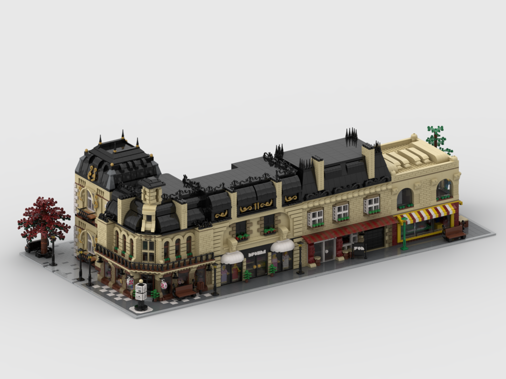 LEGO MOC Modular Old Street by gabizon | Rebrickable - Build with LEGO