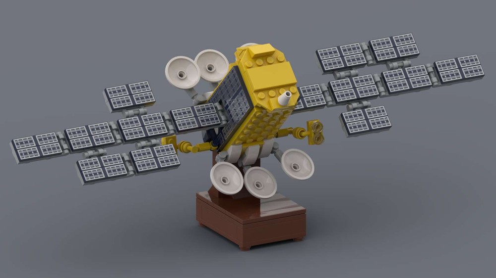 LEGO MOC Hotbird Satelite by Eve n Bricks | Rebrickable - Build with LEGO