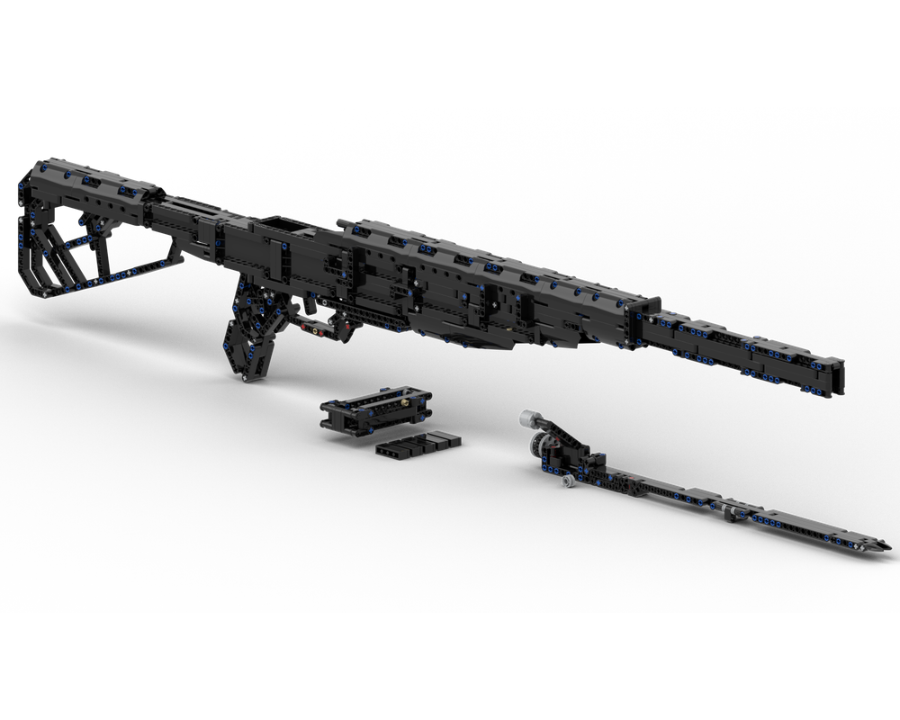 LEGO MOC Lego technic sniper rifle by RomAuLait | Rebrickable - Build ...