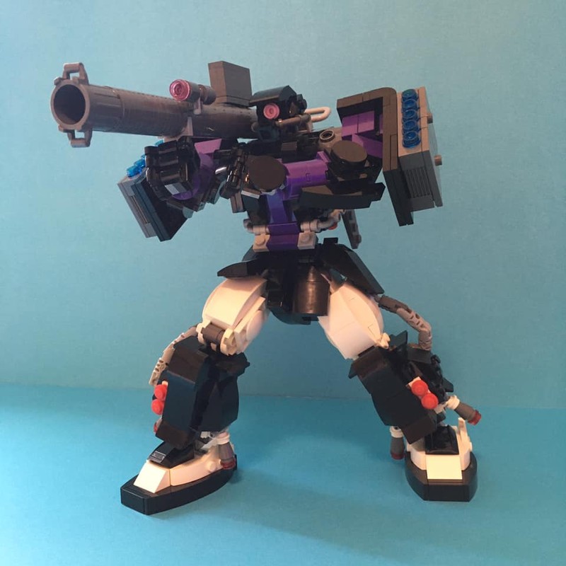 LEGO MOC MF-003 ZAKU II (BLACK) by TheLegoGuy31 | Rebrickable - Build ...