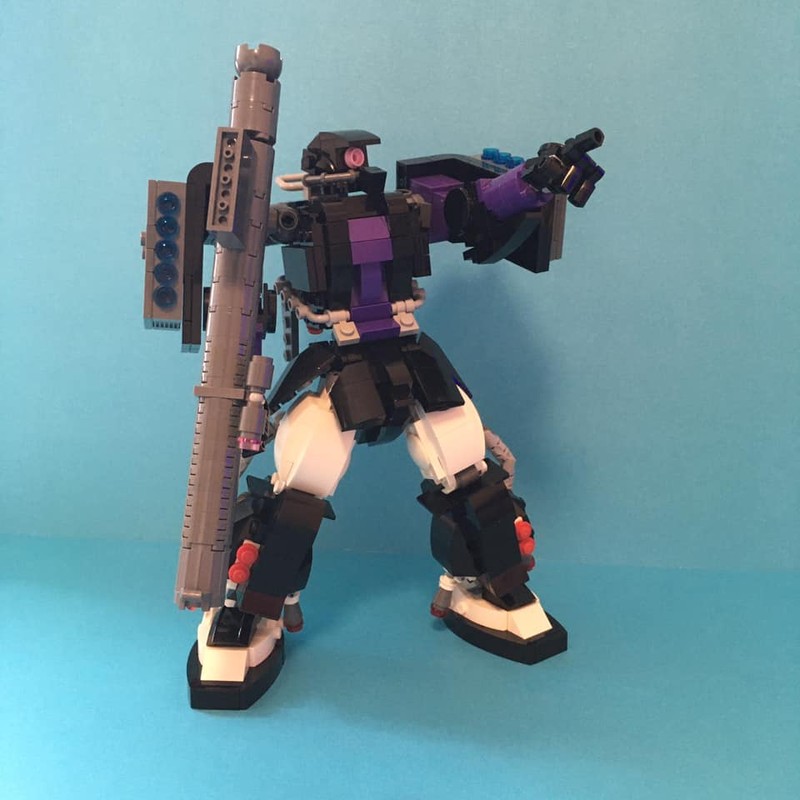 LEGO MOC MF-003 ZAKU II (BLACK) by TheLegoGuy31 | Rebrickable - Build ...