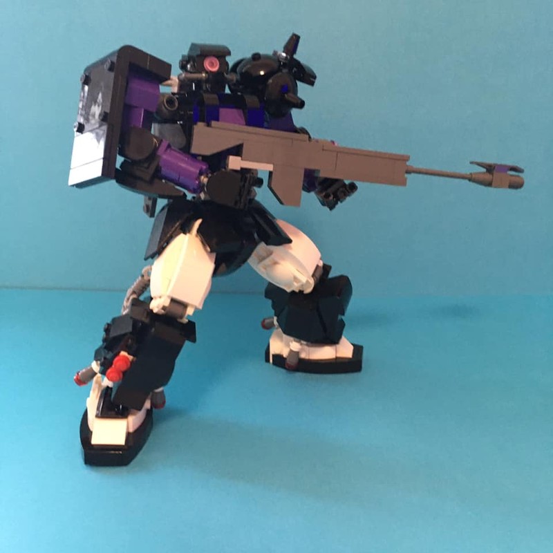 LEGO MOC MF-003 ZAKU II (BLACK) by TheLegoGuy31 | Rebrickable - Build ...