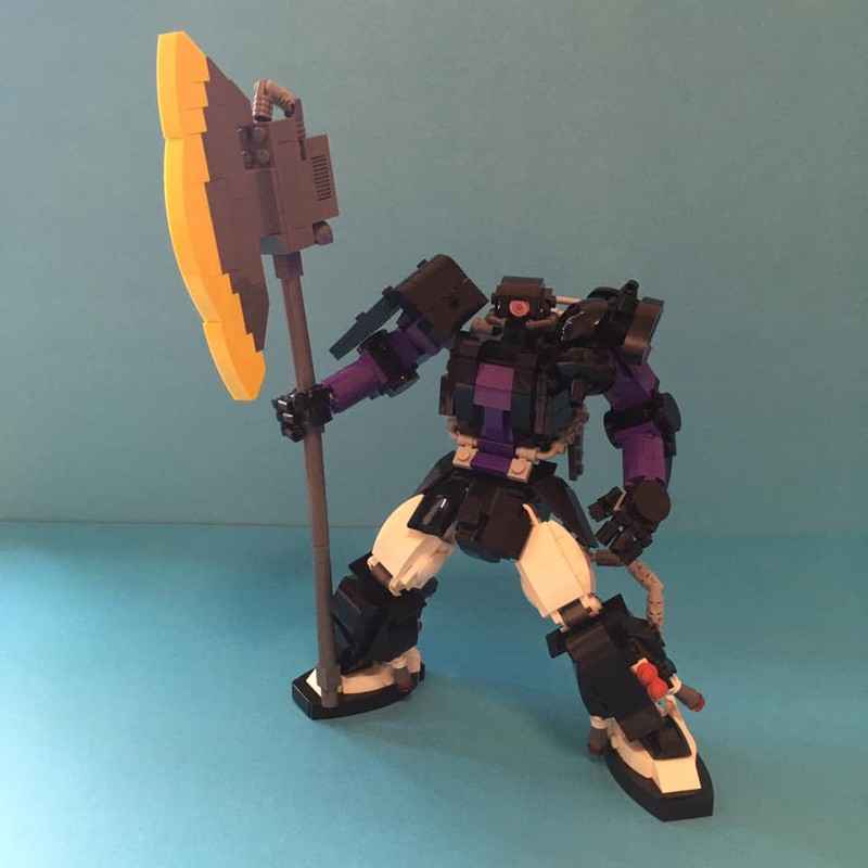 LEGO MOC MF-003 ZAKU II (BLACK) by TheLegoGuy31 | Rebrickable - Build ...