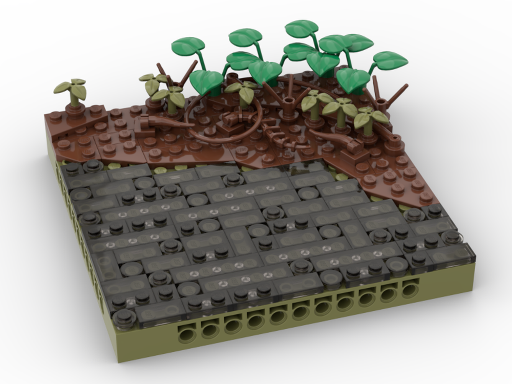 LEGO MOC Marsh Land by Paradise Brix | Rebrickable - Build with LEGO
