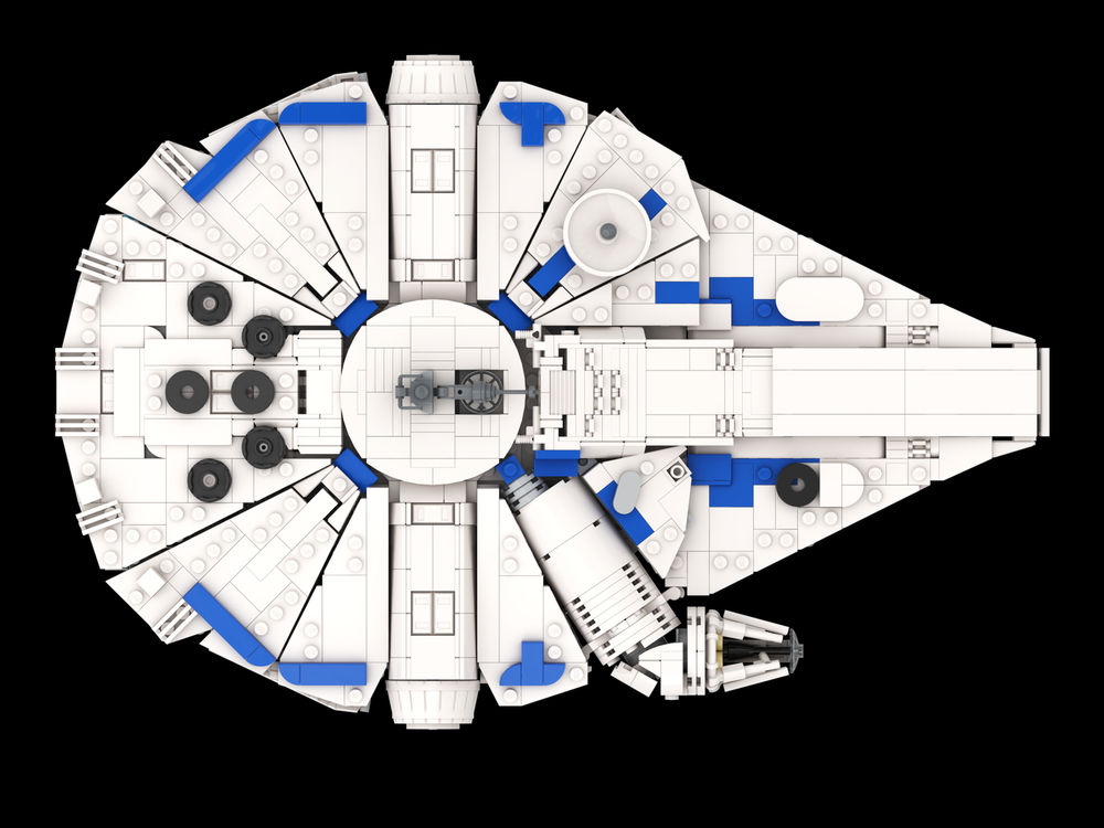 Lego Moc Millennium Falcon By Marius2002 Rebrickable Build With Lego