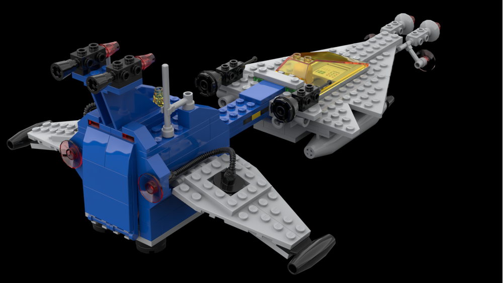 LEGO MOC Classic Space Reimagined: FX Star Patroller 6931 by watson ...