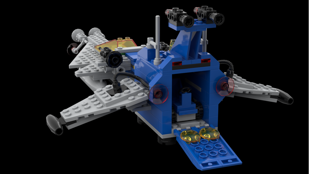 LEGO MOC Classic Space Reimagined: FX Star Patroller 6931 by watson ...