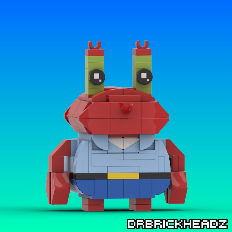LEGO MOC Mr. Krabs (Spongebob Squarepants) Brickheadz by DrBrickheadz ...