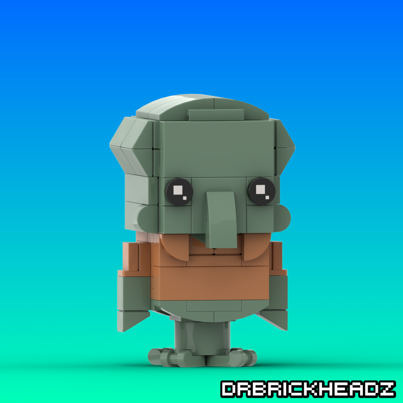 LEGO MOC Squidward Tentacles (Spongebob Squarepants) Brickheadz by ...