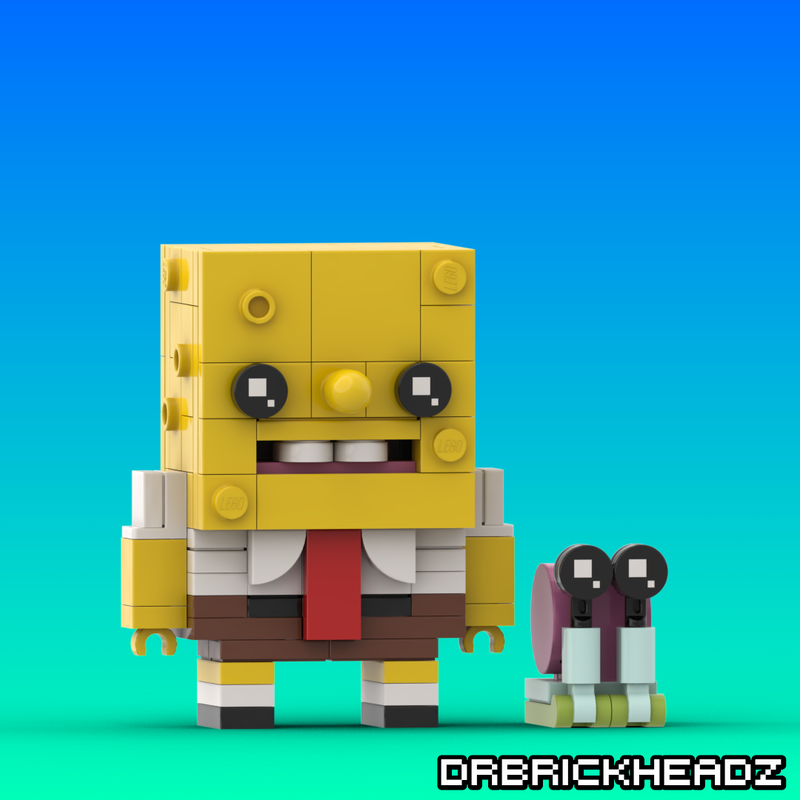 LEGO MOC-154722 Spongebob Squarepants + Gary the Snail Brickheadz by ...