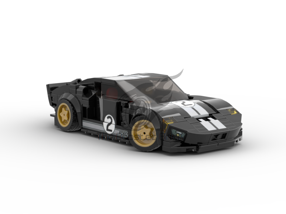 LEGO MOC Ford GT40 MKII by TheBoostedBrick | Rebrickable - Build with LEGO
