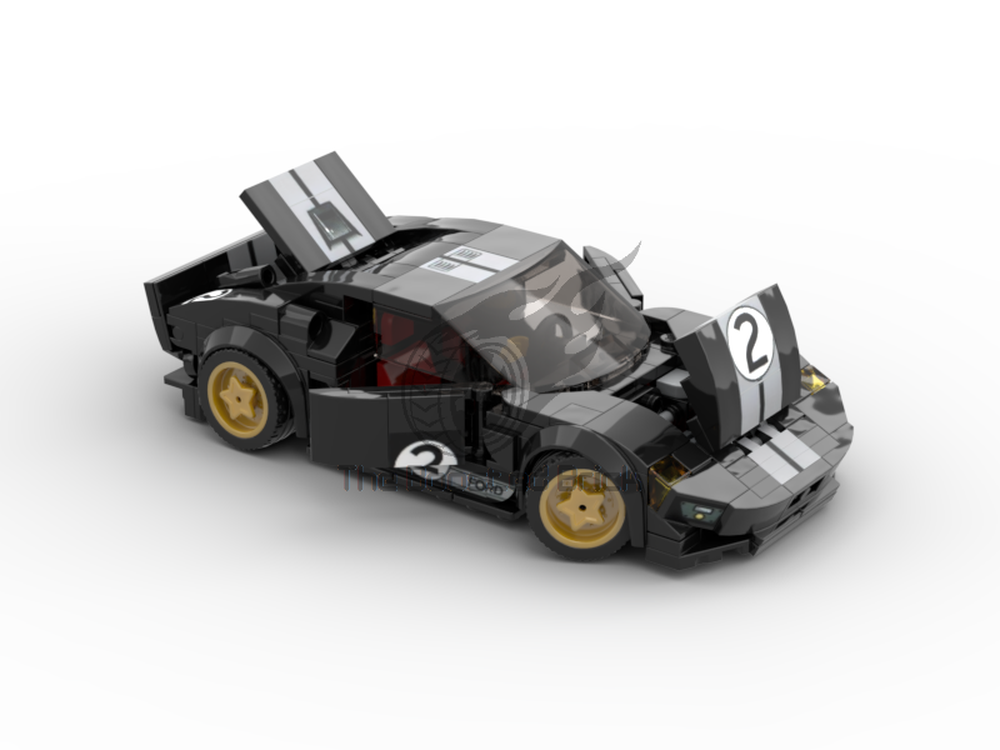 Lego Moc Ford Gt40 Mkii By Theboostedbrick Rebrickable Build With Lego