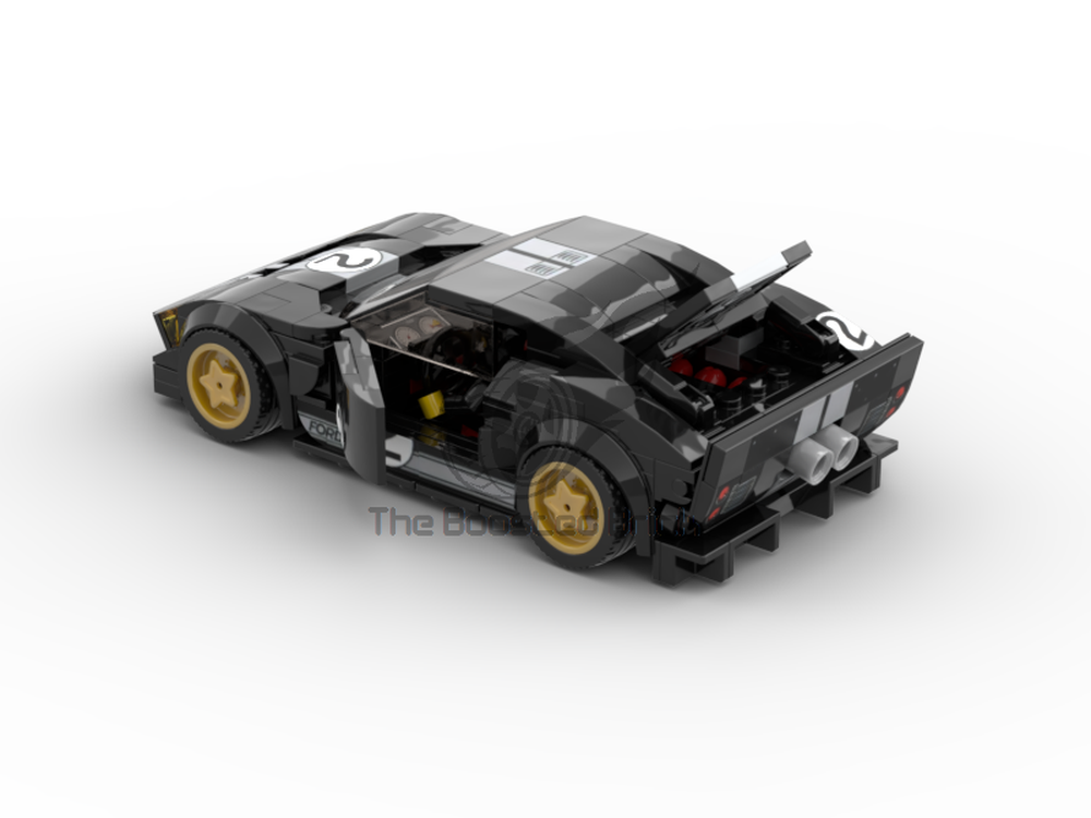 Lego Moc Ford Gt40 Mkii By Theboostedbrick Rebrickable Build With Lego