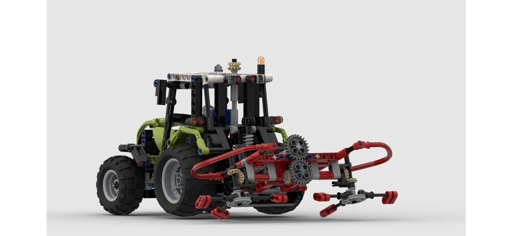 LEGO MOC Shrinked 8284 Tractor by falconluan | Rebrickable - Build with LEGO