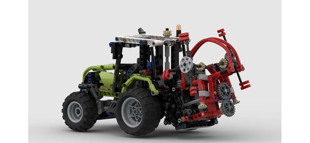 LEGO MOC Shrinked 8284 Tractor by falconluan | Rebrickable - Build with LEGO