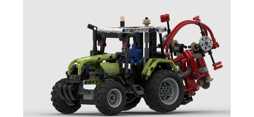 LEGO MOC Shrinked 8284 Tractor by falconluan | Rebrickable - Build with ...
