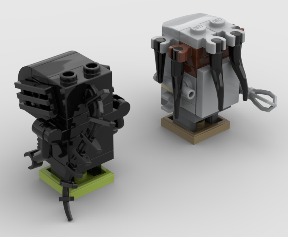 LEGO MOC Mini-brickheadz - Alien vs Predator by Thierry | Rebrickable ...