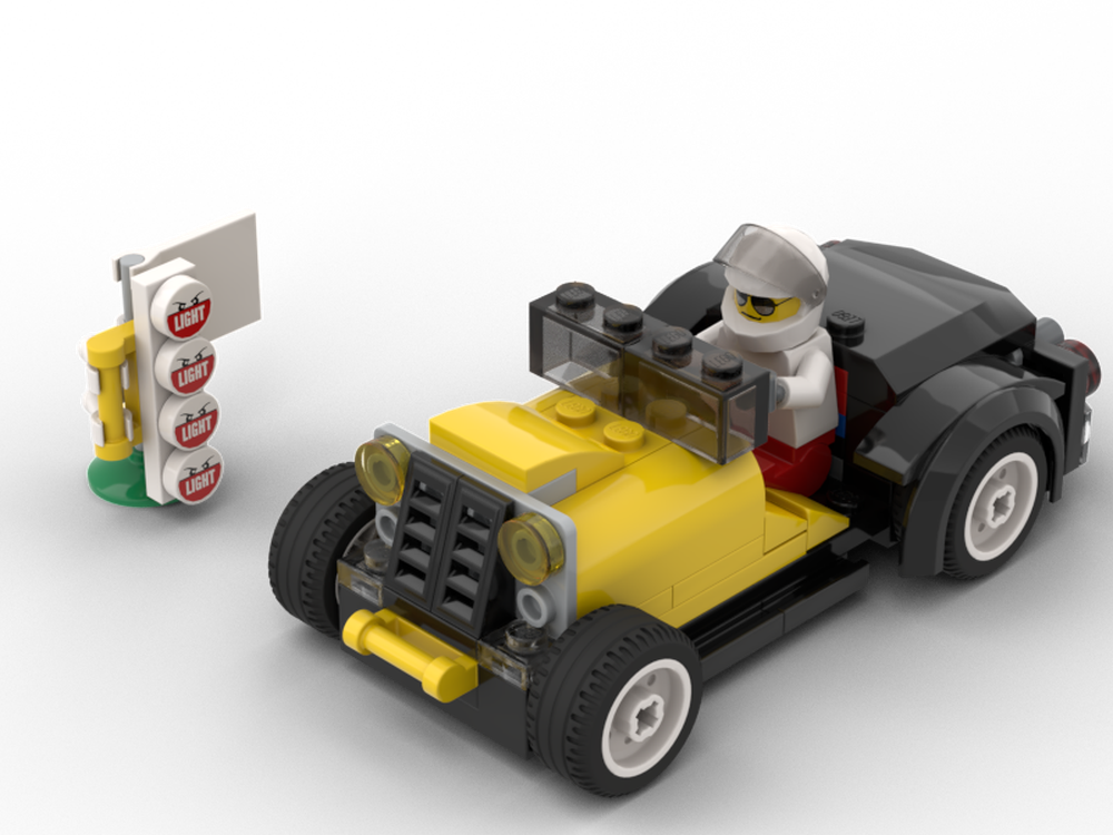 LEGO MOC 60113 - Roadster by hoppepe | Rebrickable - Build with LEGO